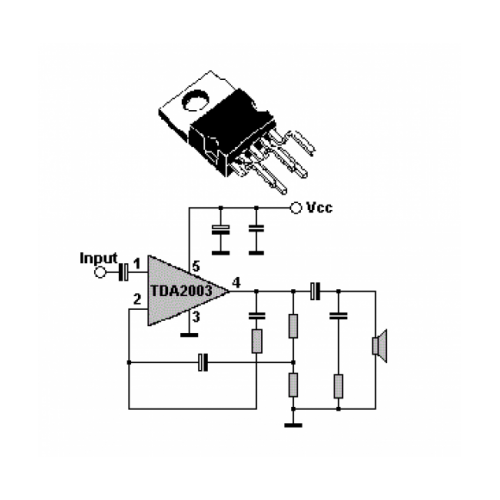 TDA2822D Dual Audio Power Amplifier