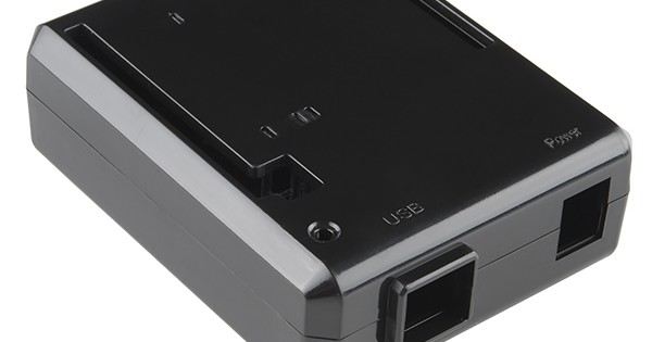 Arduino Uno Case - Black Plastic