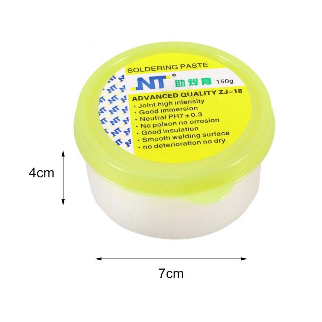 Soldering solder paste - Flux yellow 150g