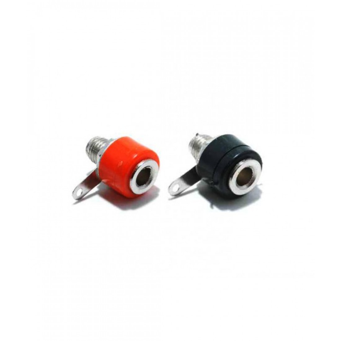 Female Banana Jack For 4mm Banana Plug 2 Colors Red & Black