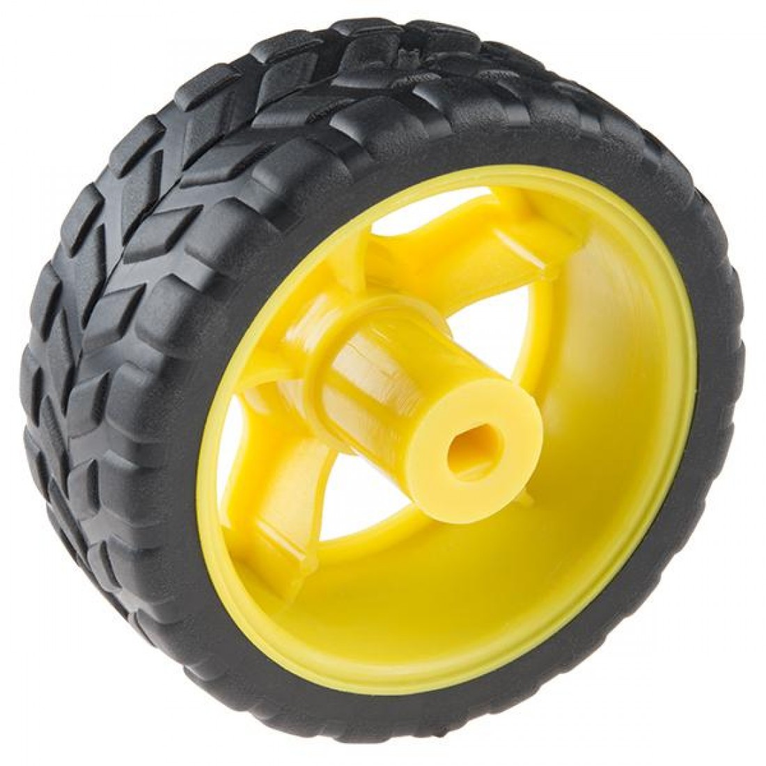 Wheels 65mm Rubber For Robot Chassis & Gear Motor