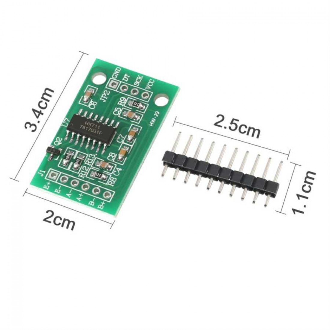 HX711 Weighing Pressure Sensor 24 Bit Precision ADC Module