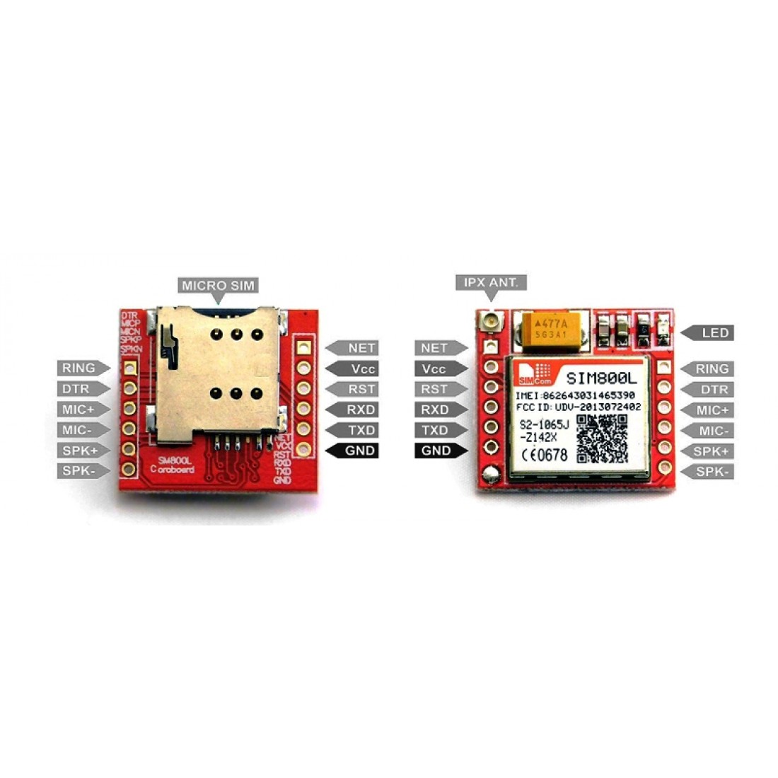 SIM800L GPRS GSM Module MicroSIM Card