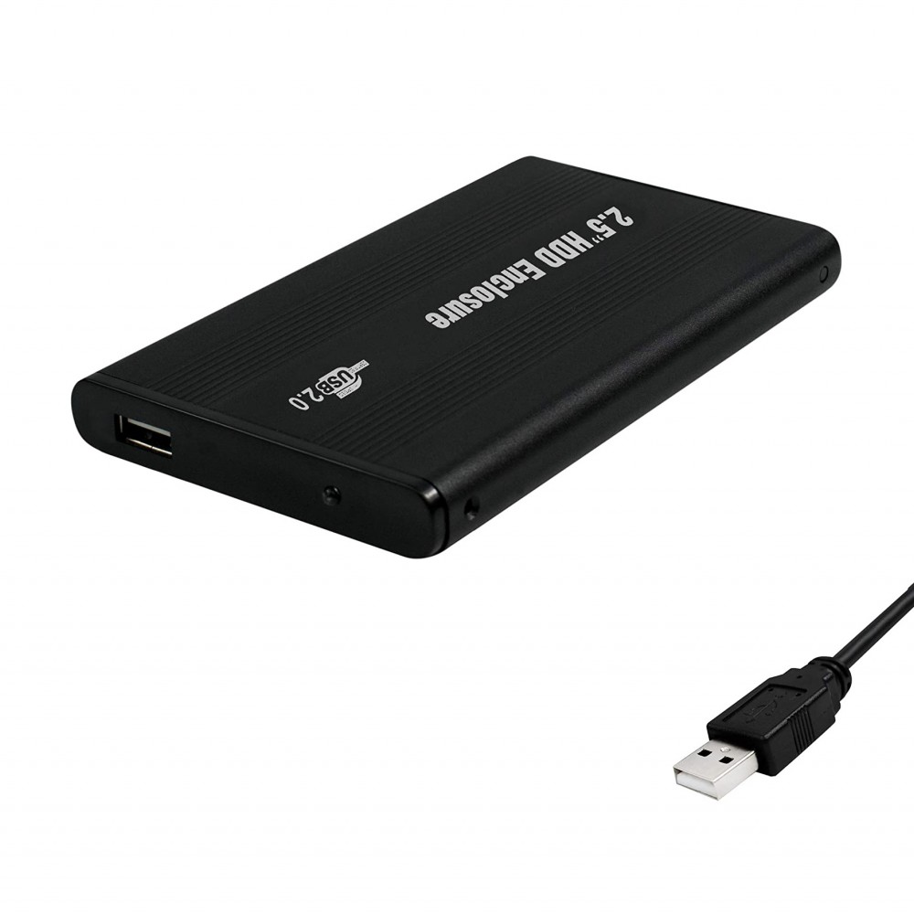 USB External Portable ATA IDE 2.5" Hard Drive Enclosure Case